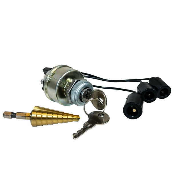 Ignition Starter Switch Military Plug 4-Position ACC/OFF/ON/START for ...