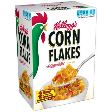 Kellogg's Corn Flakes Cereal Value Pack, 36 ounce (2 bag box) - Walmart.com