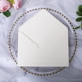 50 PCS/Pack 80lb Thick A7 Envelopes, 5.27 x 7.25'' Sparkle Ivory Heavy ...