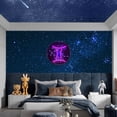 Zodiac Horoscope Sign - Gemini Neon Signs for Wall Decor，Constellation ...