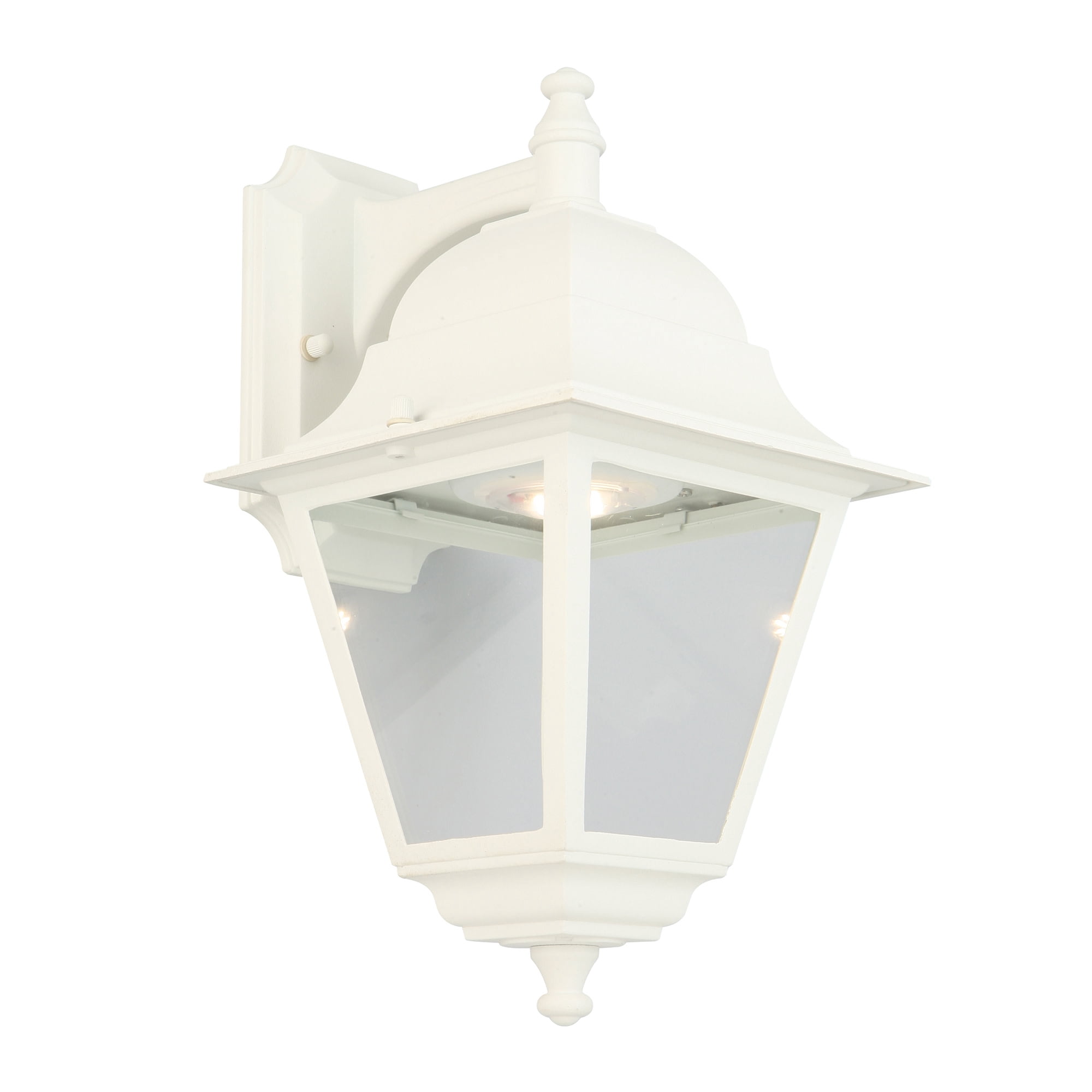 Design House Edwardo Outdoor Wall Light in White, LED Included ...