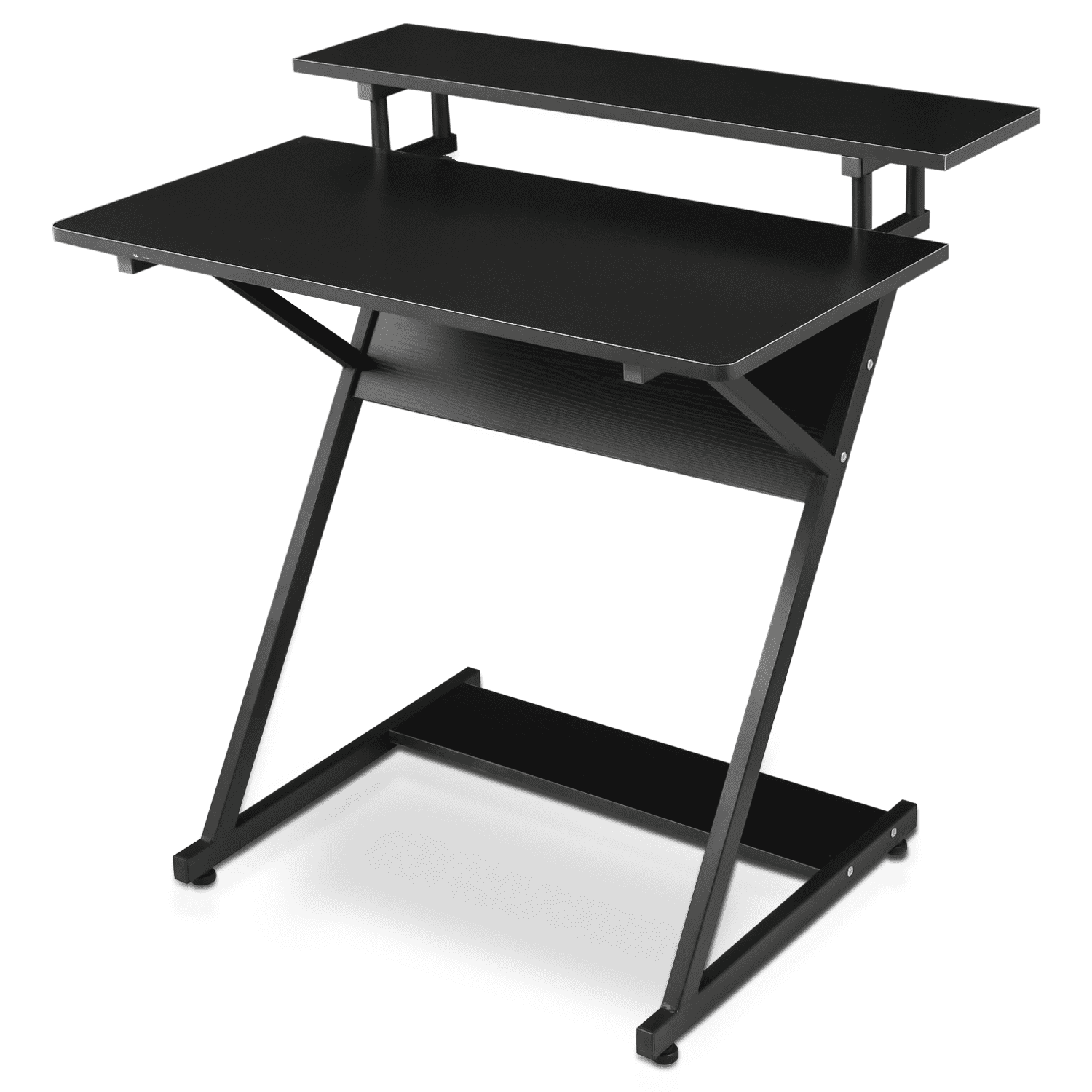MoNiBloom Standing Modern Computer Desk, Portable Laptop Table with ...