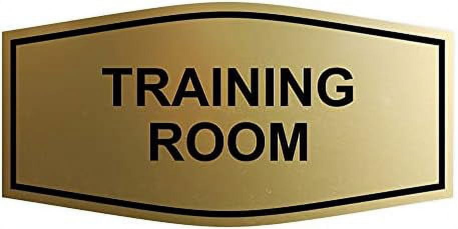 fancy training room sign (brushed gold) - small - Walmart.com