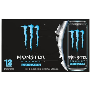Monster Zero Ultra Energy Drink, Sugar Free, Caffeine Boost, 16 fl oz ...
