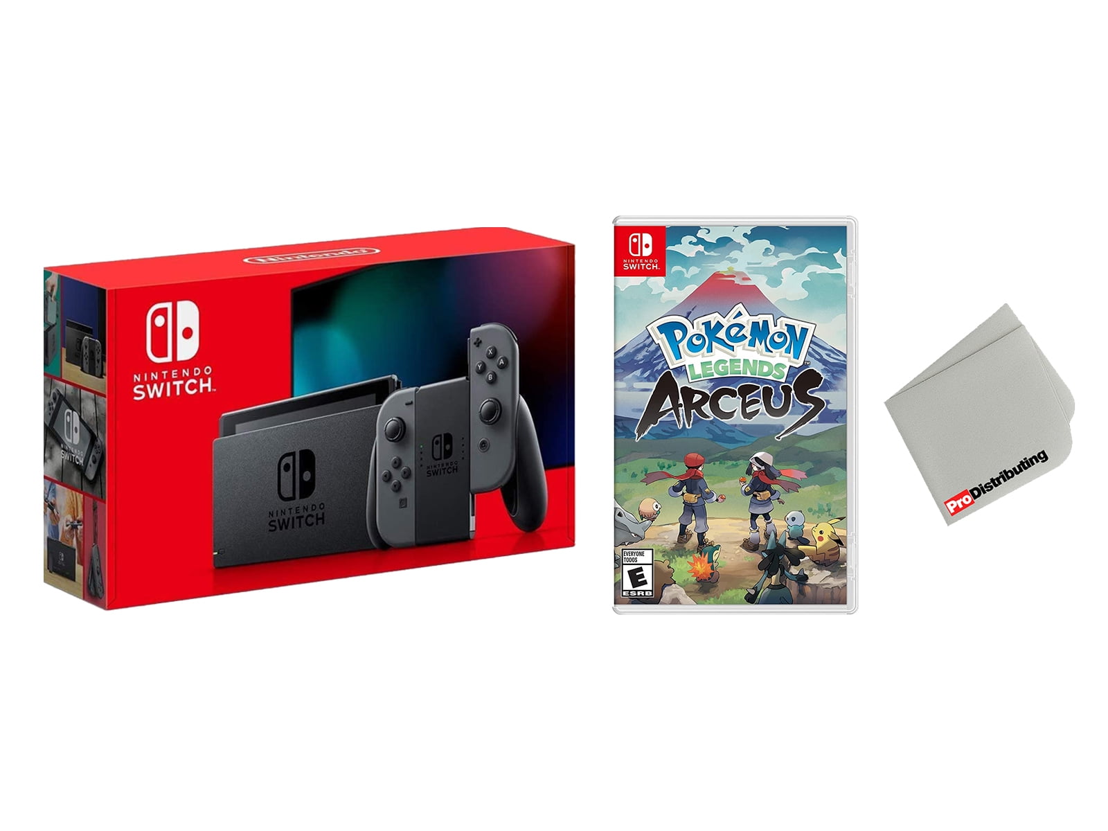 Nintendo Switch 32GB Console Gray Joy-Con Bundle with Pokemon Legends ...