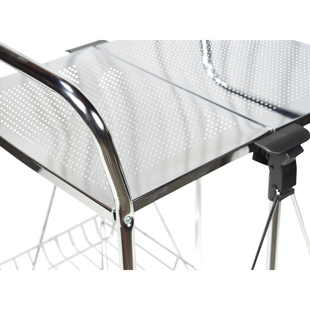 Buy Apollo Hardware A-KC45AC Folding Utility and Kitchen Cart with 2 ...