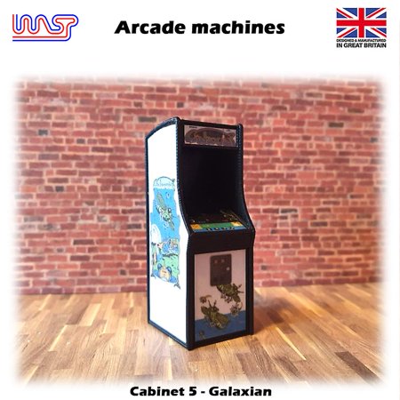 Arcade machine Galaxian 1:32 Track Side Scenery Pub Bar Game Retro WASP ...