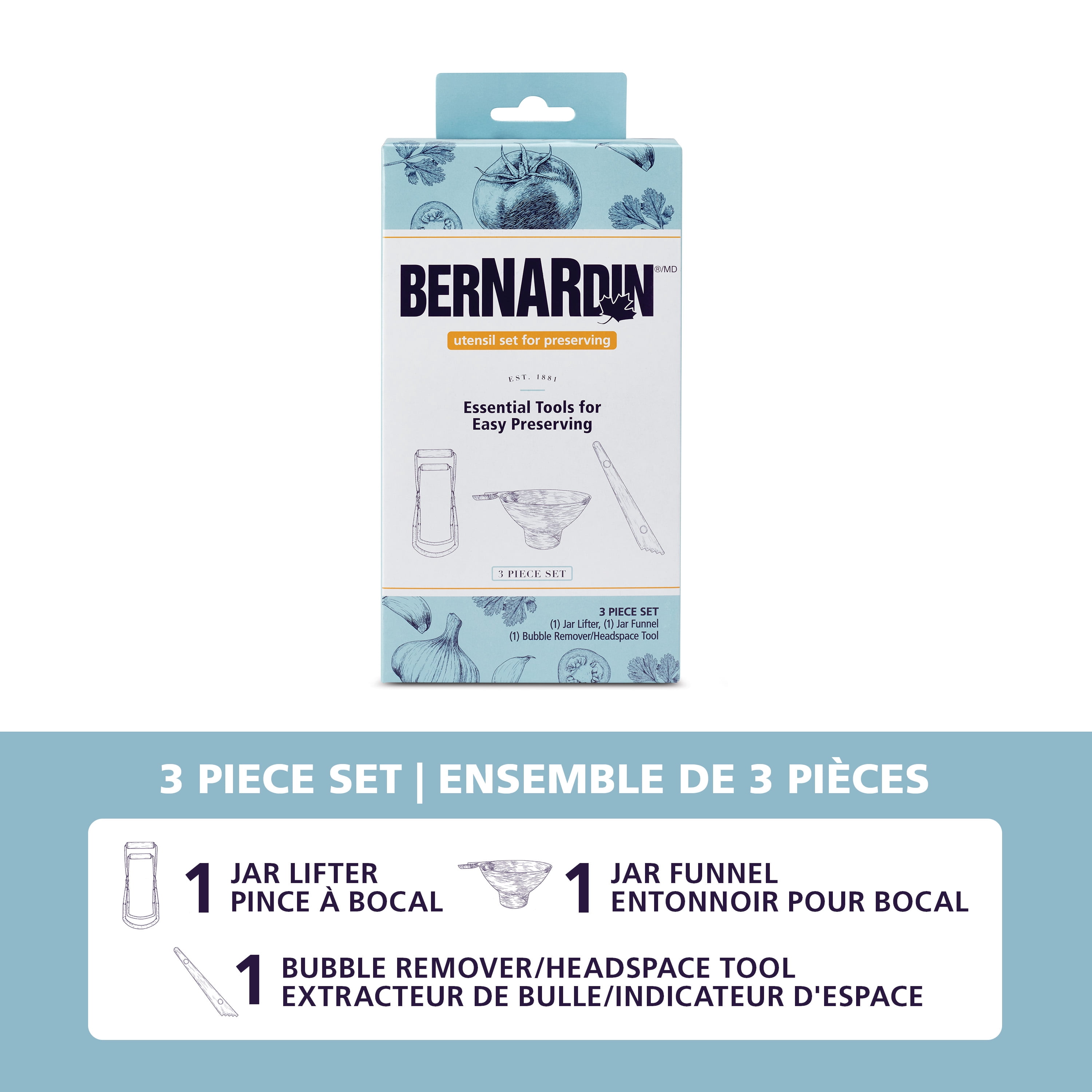 Bernardin Canning and Preserving Utensil Set, 3-Piece Kit - Walmart.ca