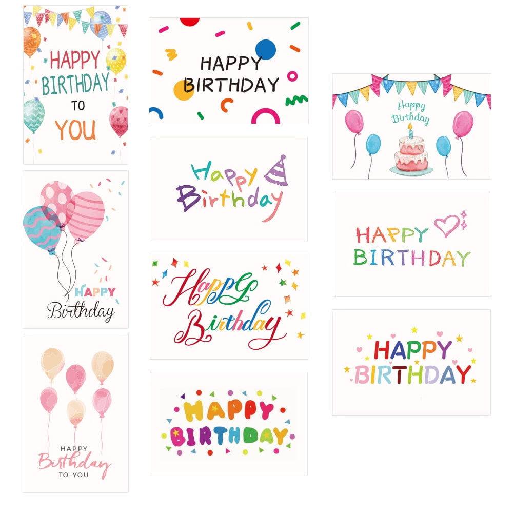 Click here for Masteelfca 10pcs Happy Birthday Cards Assorted Sim... prices
