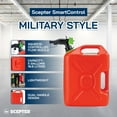Scepter SmartControl Portable Fuel Gas Container, 5-Gallon, Dual Handle, Red - Walmart.com