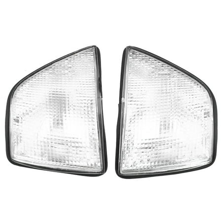 Corner Warning Light Shell,Pair of White Corner Corner Light Cover ...