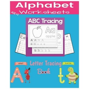 Number And Letter Tracing Book For Preschoolers: Handwriting Practice ...
