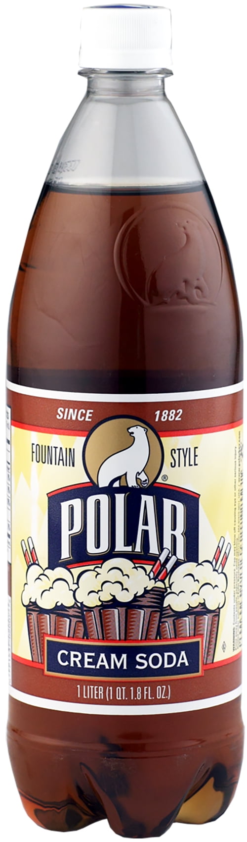 Polar Soda, Cream Soda, 1 L - Walmart.com