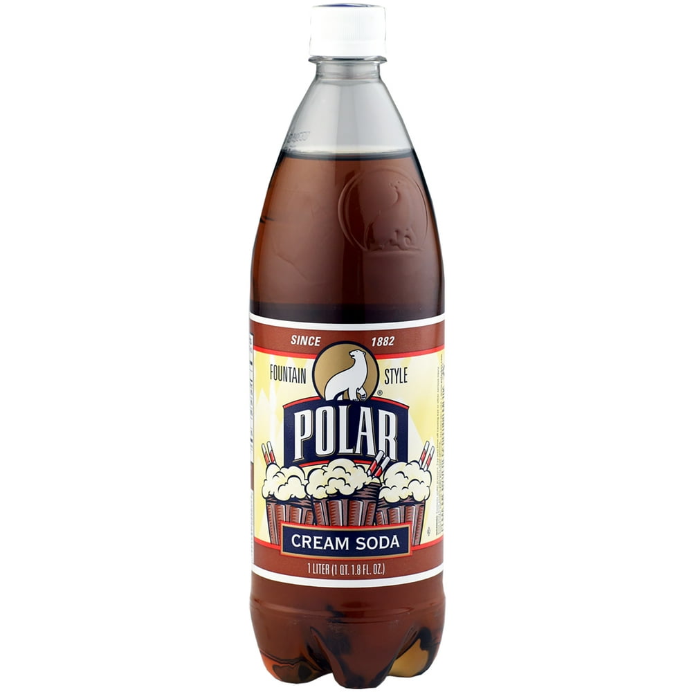 Polar Soda, Cream Soda, 1 L - Walmart.com - Walmart.com