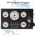 Boat Dash Instrument Panel Engine Speed Oil Level Pressure Water Temp ...