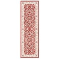 SAFAVIEH Chelsea Raeburn Traditional Wool Area Rug, Burgundy/Ivory, 6 ...