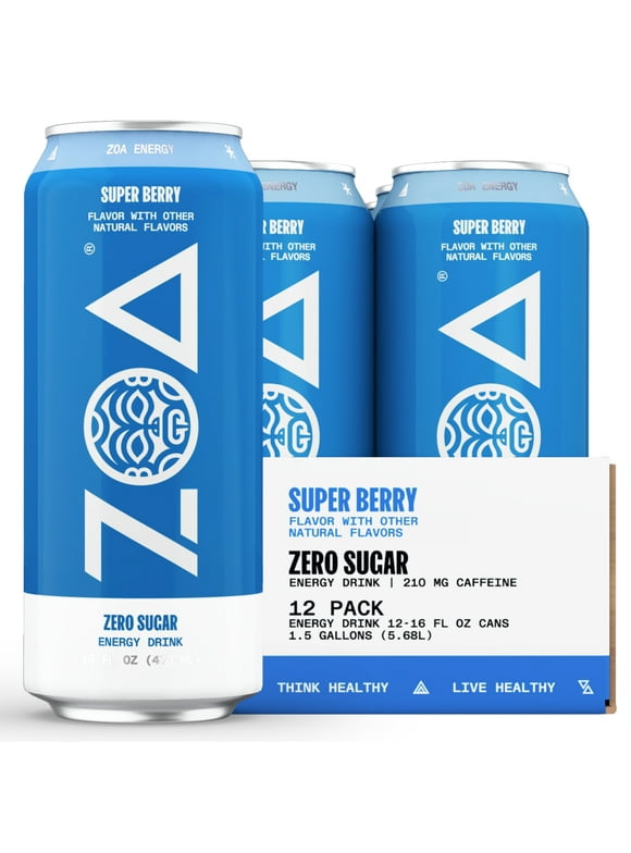 ZOA Energy Drinks in Energy Drinks - Walmart.com