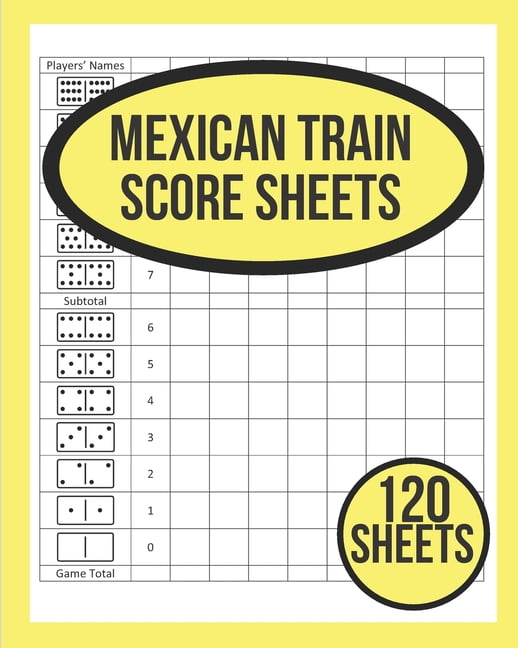 Mexican Train Score Sheet Printable - Printable Calendar
