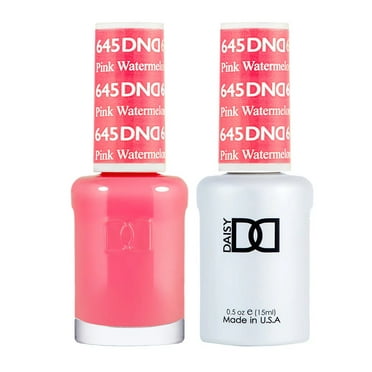 DND Nail Polish Gel & Matching Lacquer Set (484 - Sun of Pink ...