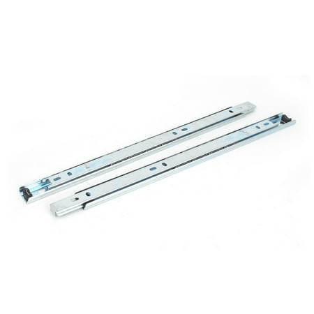2pcs 13" Side Mount Ball Bearing Cabinet Keyboard Tray Drawer Slides ...