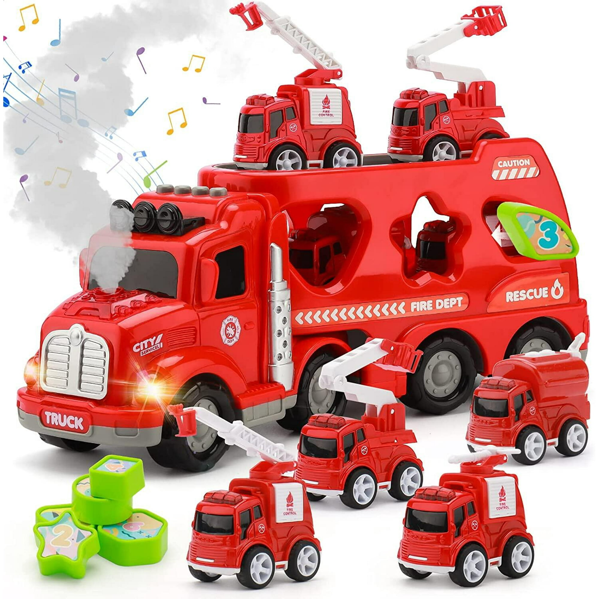 Click here for Pangjifa Fire Toy Trucks For 2 3 4 5 Year Old Boys... prices