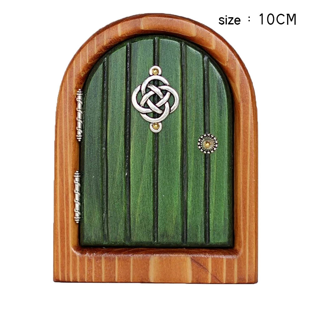 Fairy Door Yard Art Sculpture Decoration Miniature Wooden Garden Door for Tree - Walmart.com