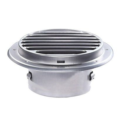MYG 100/150mm 304 Stainless Steel Exhaust Grille Flange Ventilation ...