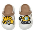 CAIXIA Kids Clogs Size 1 Girls Summer Sandals Cute Cartoon EVA Baby Toe ...