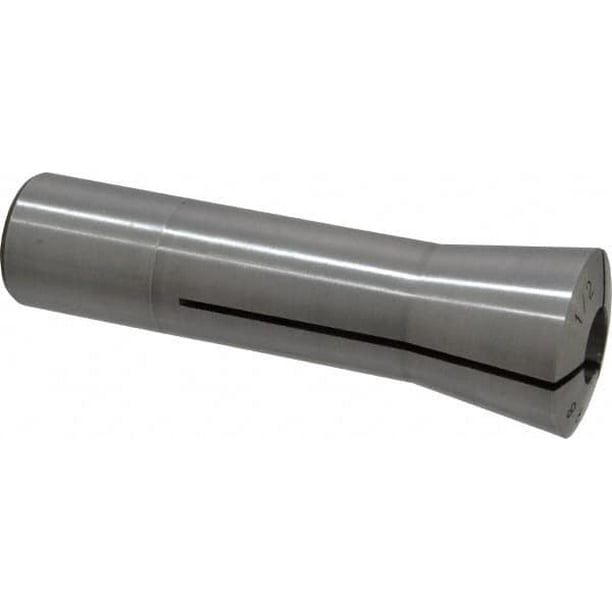 Lyndex 1/2 Inch Steel R8 Collet 7/16-20 Drawbar Thread, 0.0011 Inch TIR ...