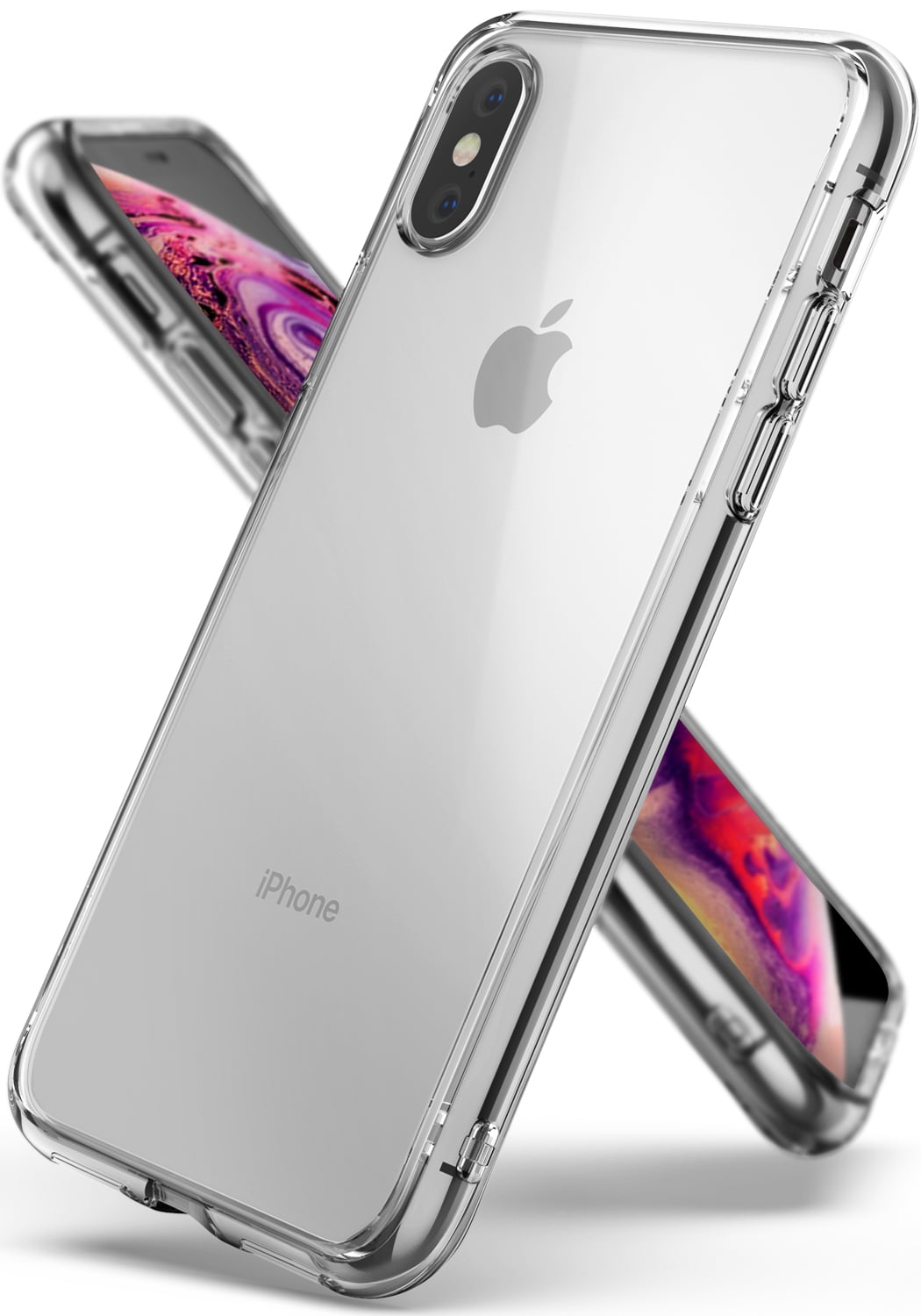 Ringke Fusion Case Compatible with iPhone XS, Transparent PC Back TPU ...