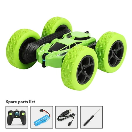Dvkptbk Double-sided Illuminated Remote Control Car 360 Degree Rotating ...