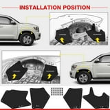 4x Fender Liners Seal Flaps Guard Splash Shield For Toyota Sequoia ...