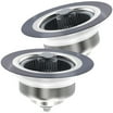 Ruvati USA Extended Garbage Disposal Flange with Deep Basket & Stopper ...