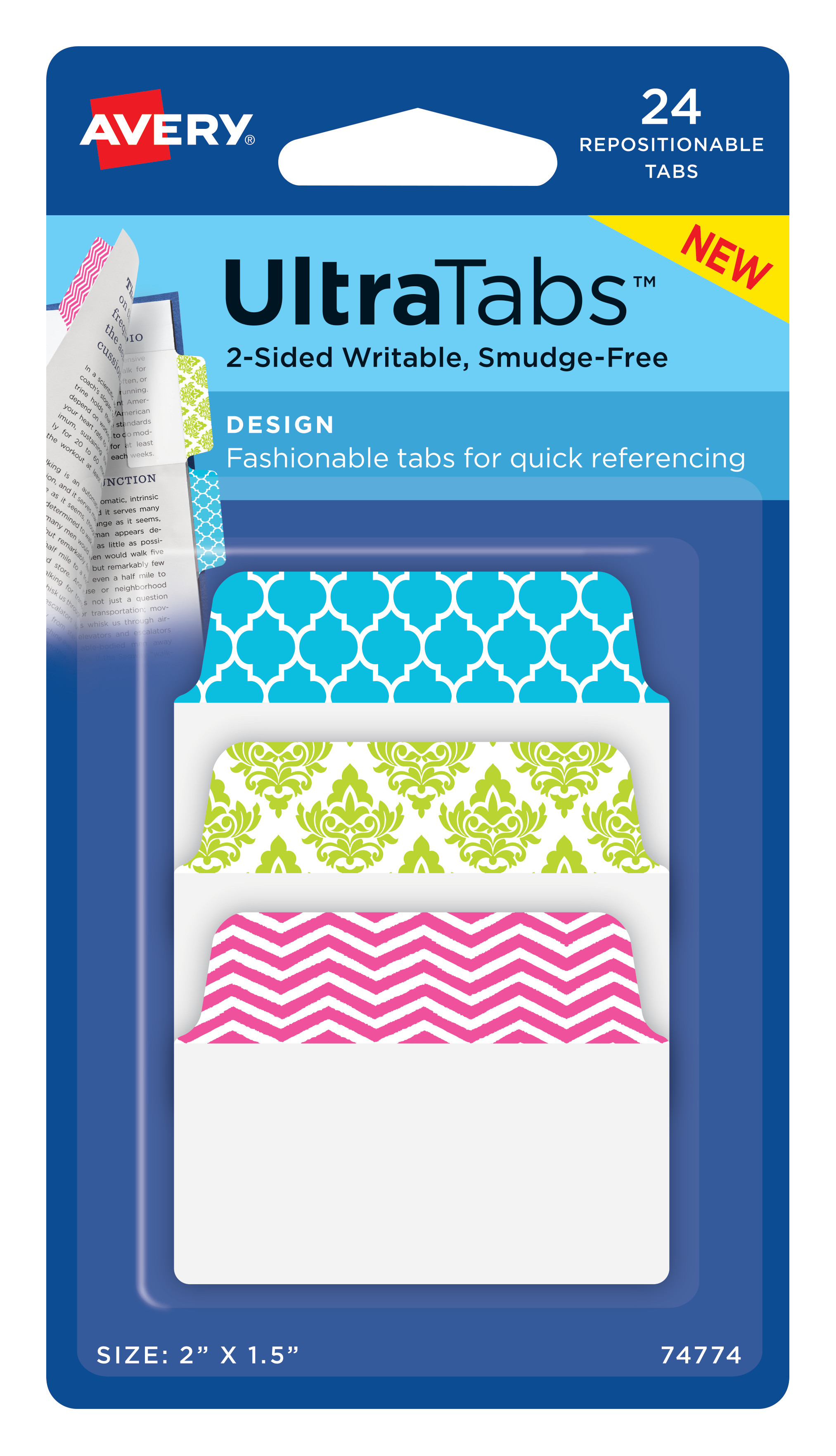 Avery Ultra Tabs Repositionable Multiuse Design Tabs Assorted Colors Avery Ultra Tabs Repositionable Multiuse Design Tabs Assorted Colors