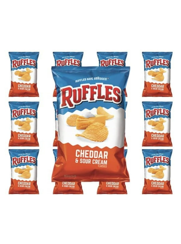 Cheddar and Sour Cream Ruffles in Chips - Walmart.com