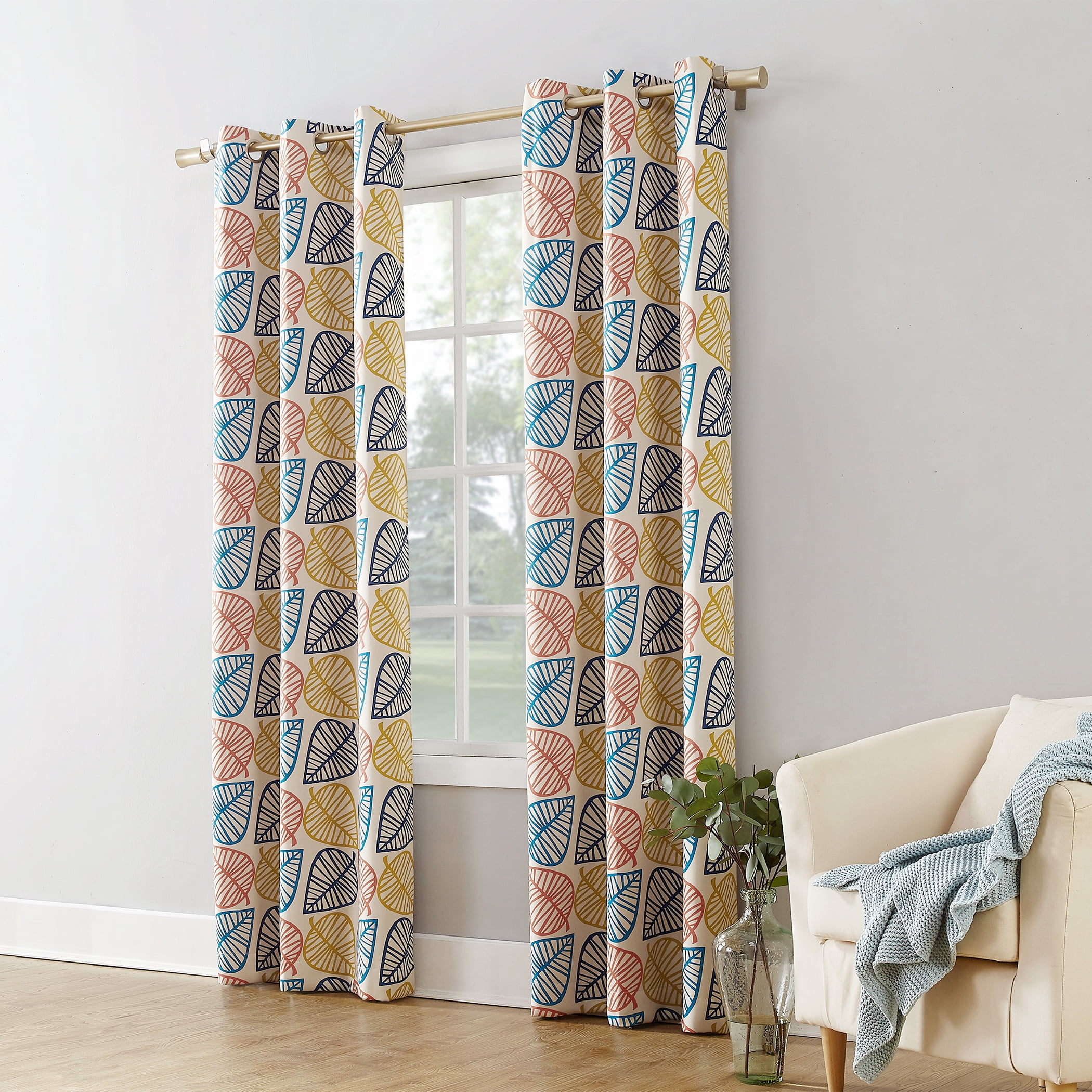 Mainstays Blackout Energy Efficient Grommet Single Curtain Panel ... Mainstays Blackout Energy Efficient Grommet Single Curtain Panel ...