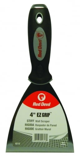 Red Devil 6213 4" Stiff EZ Grip Spackle Knife - Walmart.com