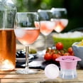 Whisky Ice Maker Tray for Cocktails - Silica Gel Spherical Ice Mould ...