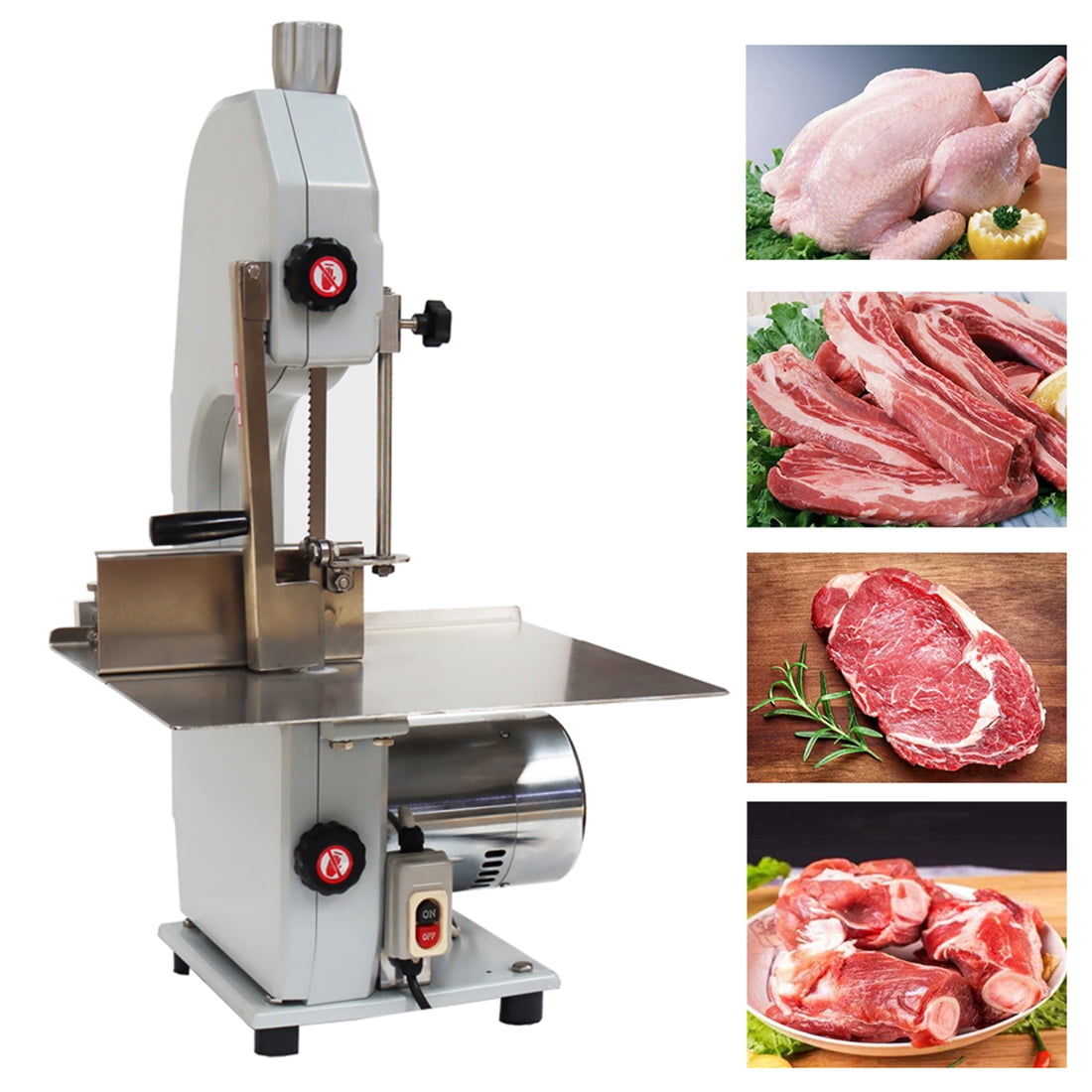 EQCOTWEA Commercial Desktop Electric Bone Sawing Machine Meat Steak ...