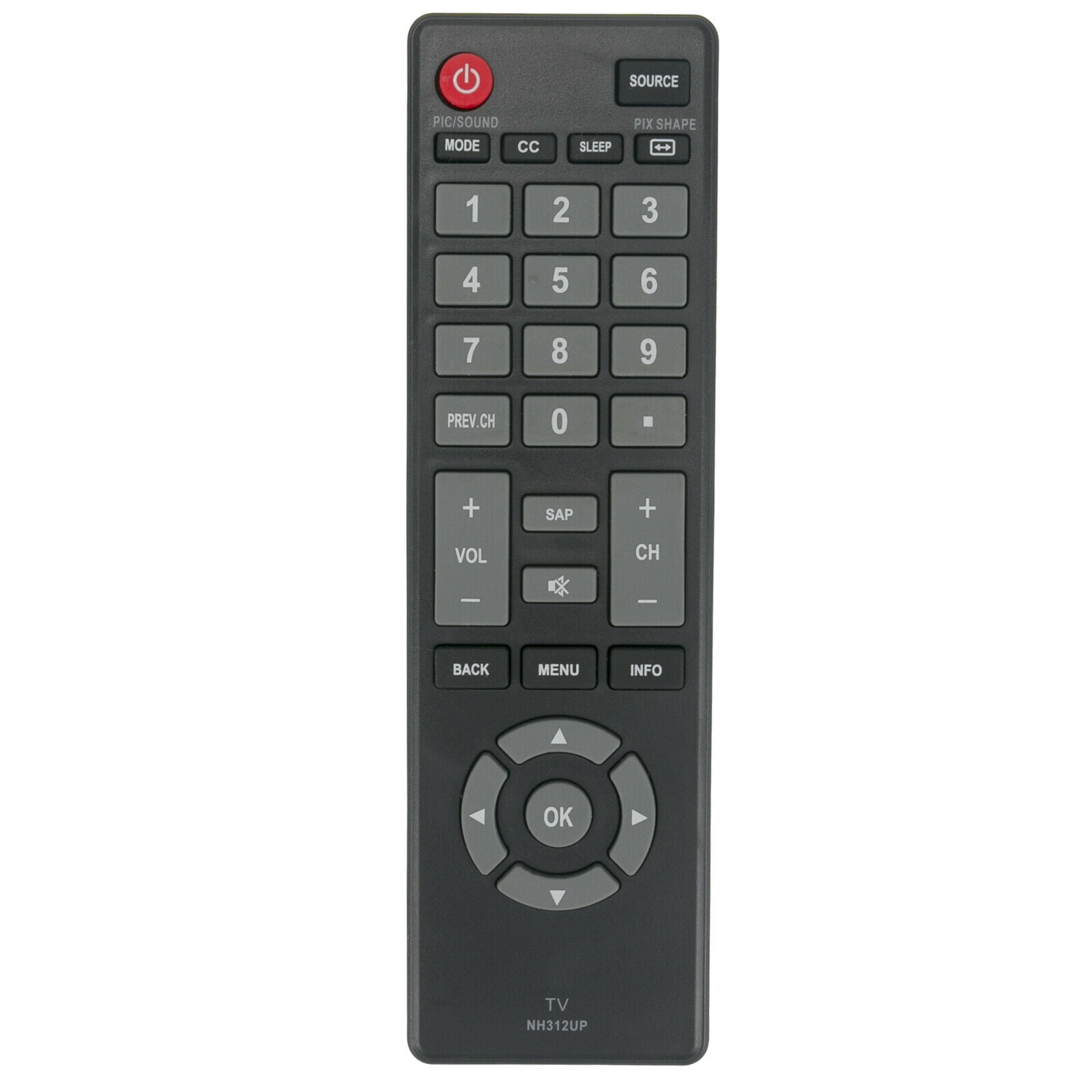 Infared Remote Control NH312UP Replace for Sanyo FW40D48F FW32D08F ... Infared Remote Control NH312UP Replace for Sanyo FW40D48F FW32D08F ...