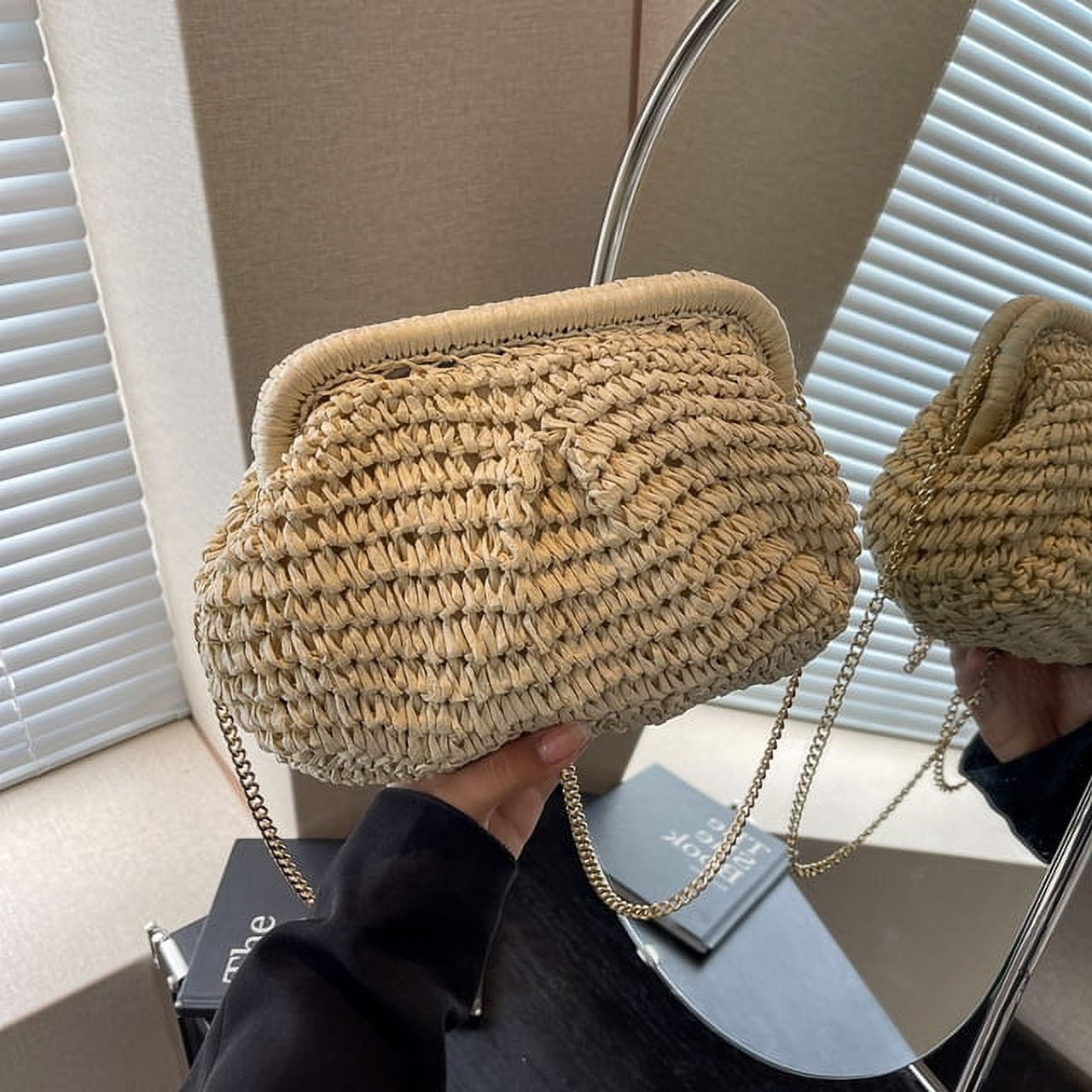 Click here for Ousitaid Summer Straw Crossbody Bags For Women Str... prices