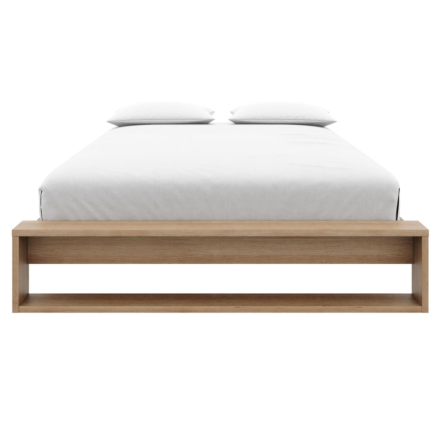 Click here for Nexera Gael Queen Size Platform Bed With Slats prices