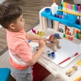 Step2 Deluxe Art Master Desk Plastic Kids Activity Center and Table ...