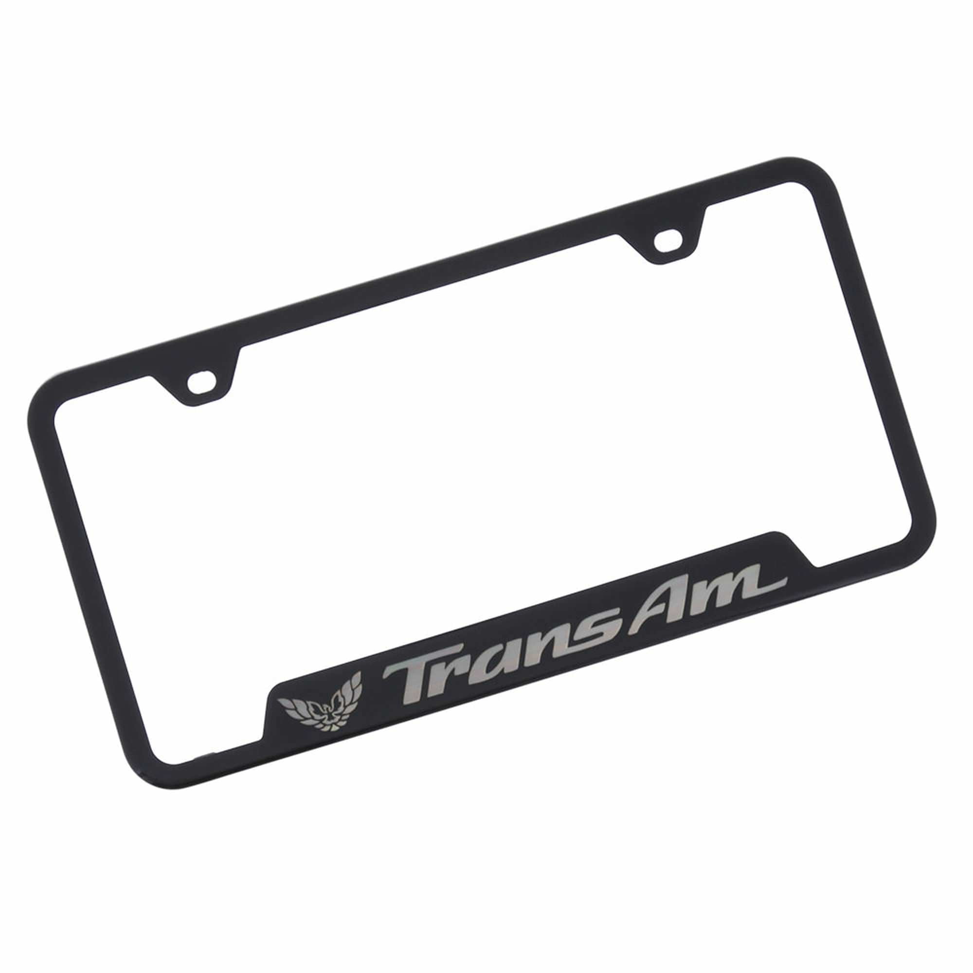 Au-TOMOTIVE GOLD Trans Am Laser Etched Cut-Out Frame - Black - Walmart.com