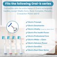 12 Pcs Replacement Toothbrush Heads Compatible with Oral B Braun ...