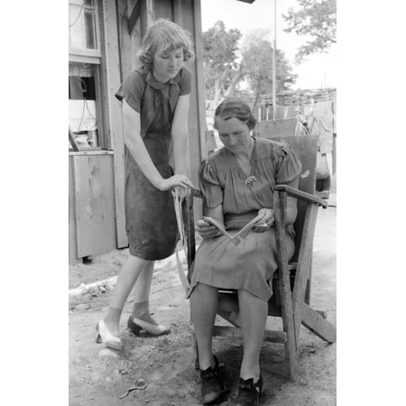 New Mexico: Women, 1940. /Na Homesteader'S Wife And Daughter In Pie ...