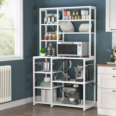 Tribesigns 5-Tier Kitchen Bakers Rack with Utility Storage Shelf ...