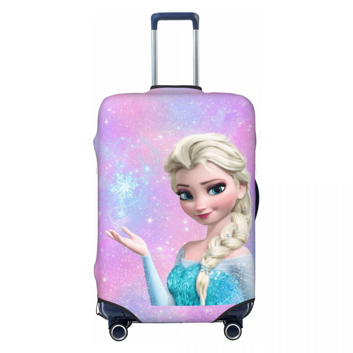 Custom Cartoon Frozen Princess Travel Luggage Cover Washable Suitcase ...