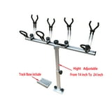 Brocraft Crappie rod holder system with Telescopic T-bar / Crappie ...