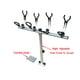 Brocraft Crappie rod holder system with Telescopic T-bar / Crappie ...